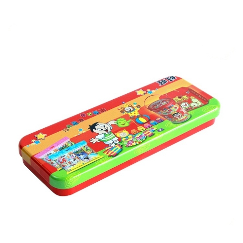 China Manufacturer custom printed pencil case makeup container Metal ...